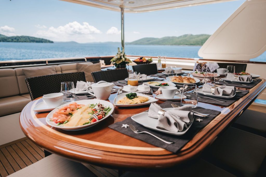 Yacht Charter Cuisine: Gourmet Dining at Sea